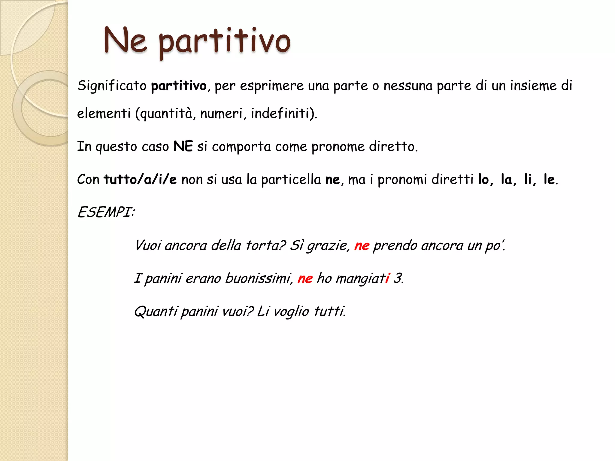Ci e Ne (livello Avanzato) | PPTX