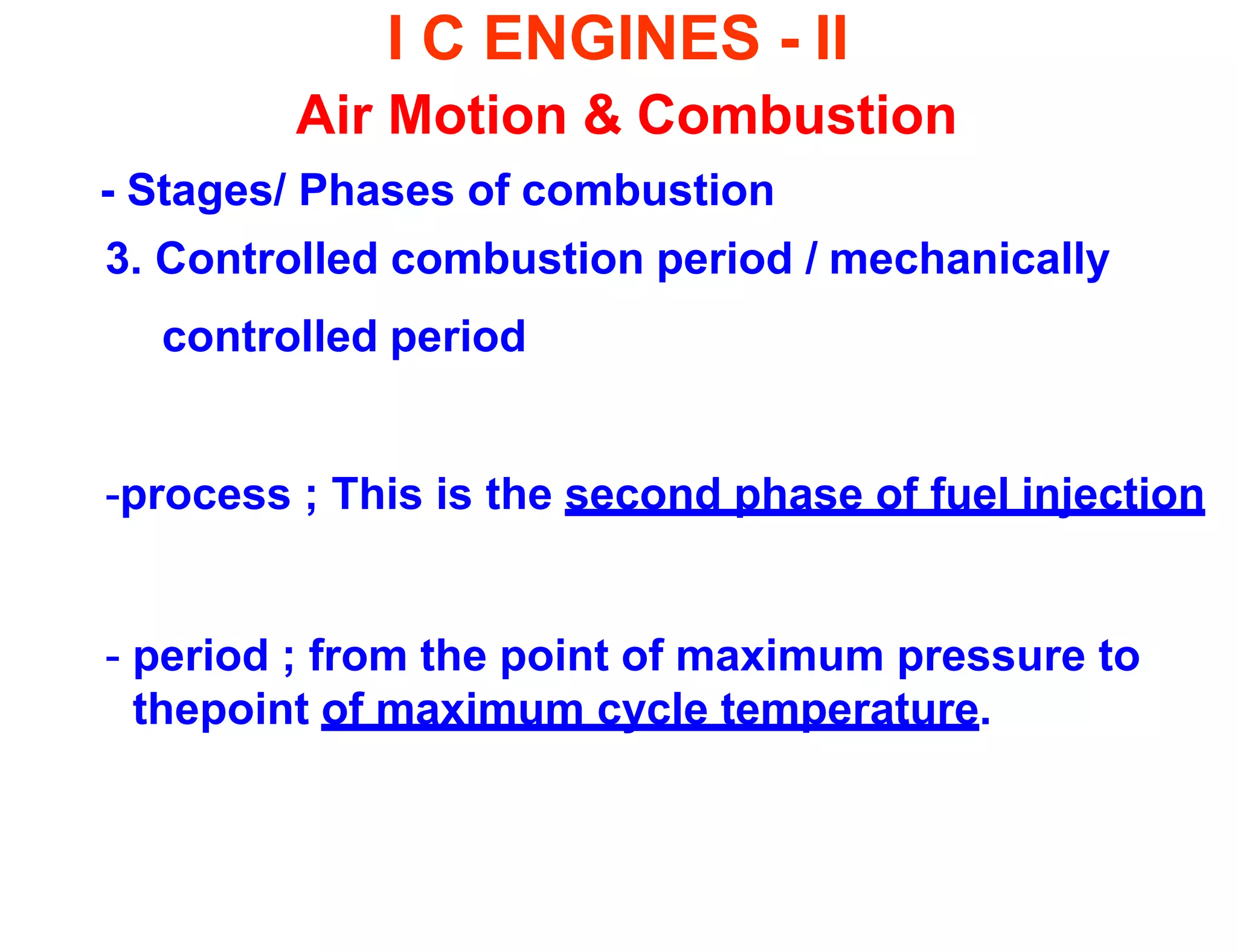 Ci engine combustion chamber | PPTX