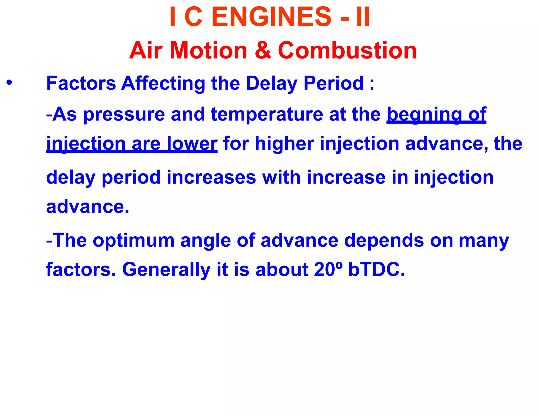 Ci engine combustion chamber | PPTX