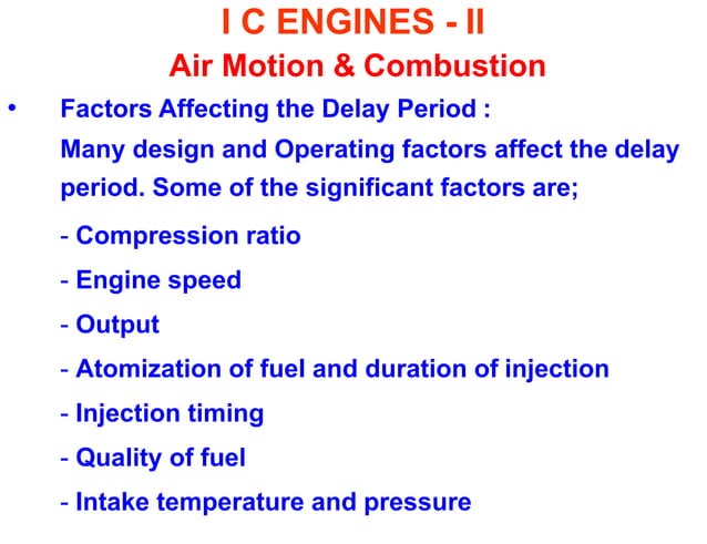 Ci engine combustion chamber | PPTX