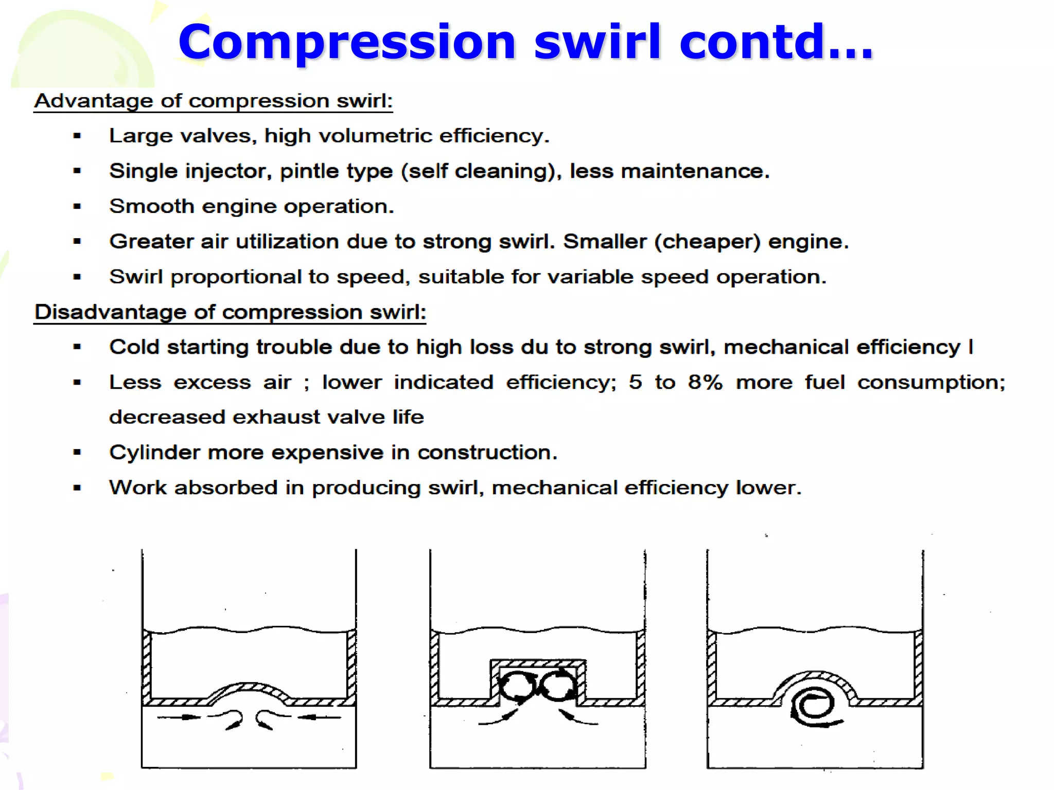 CI engine combustion stages and combustion chamber design | PPTX
