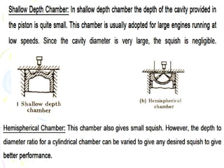 CI engine combustion stages and combustion chamber design | PPTX