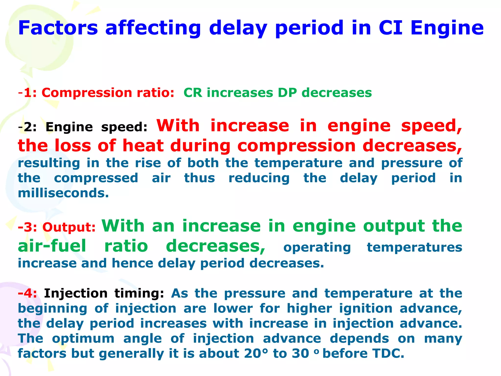 CI engine combustion stages and combustion chamber design | PPT