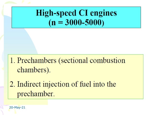CI engine combustion stages and combustion chamber design | PPT