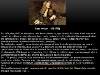 Cientificos y su aportacion al calculo | PPTX
