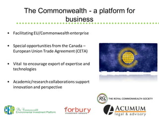Commonwealth Environmental Investment Platform - Acumum Legal ...