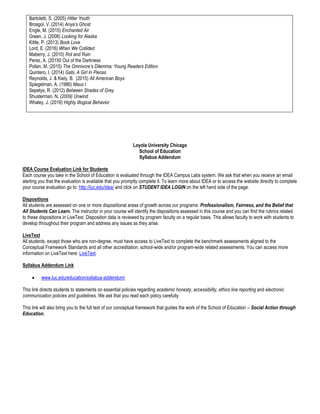 CIEP350_429_Schultz_F16_Syllabus_Children and Adolescent Literature.pdf