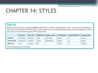CIE IGCSE ICT Practical Session Notes 2023 | PDF