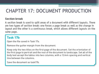 CIE IGCSE ICT Practical Session Notes 2023 | PDF