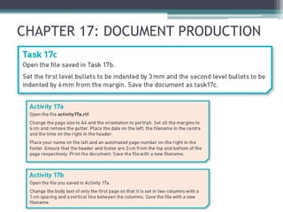 CIE IGCSE ICT Practical Session Notes 2023 | PDF