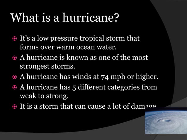 Hurricanes | PPT