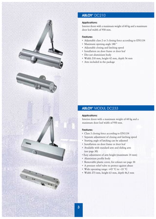 Cierra Puertas Abloy | PDF