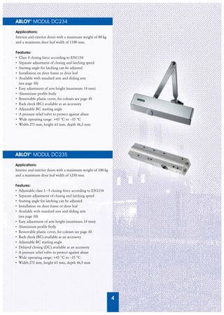 Cierra Puertas Abloy | PDF