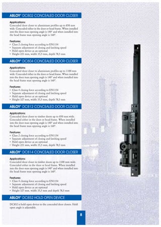 Cierra Puertas Abloy | PDF