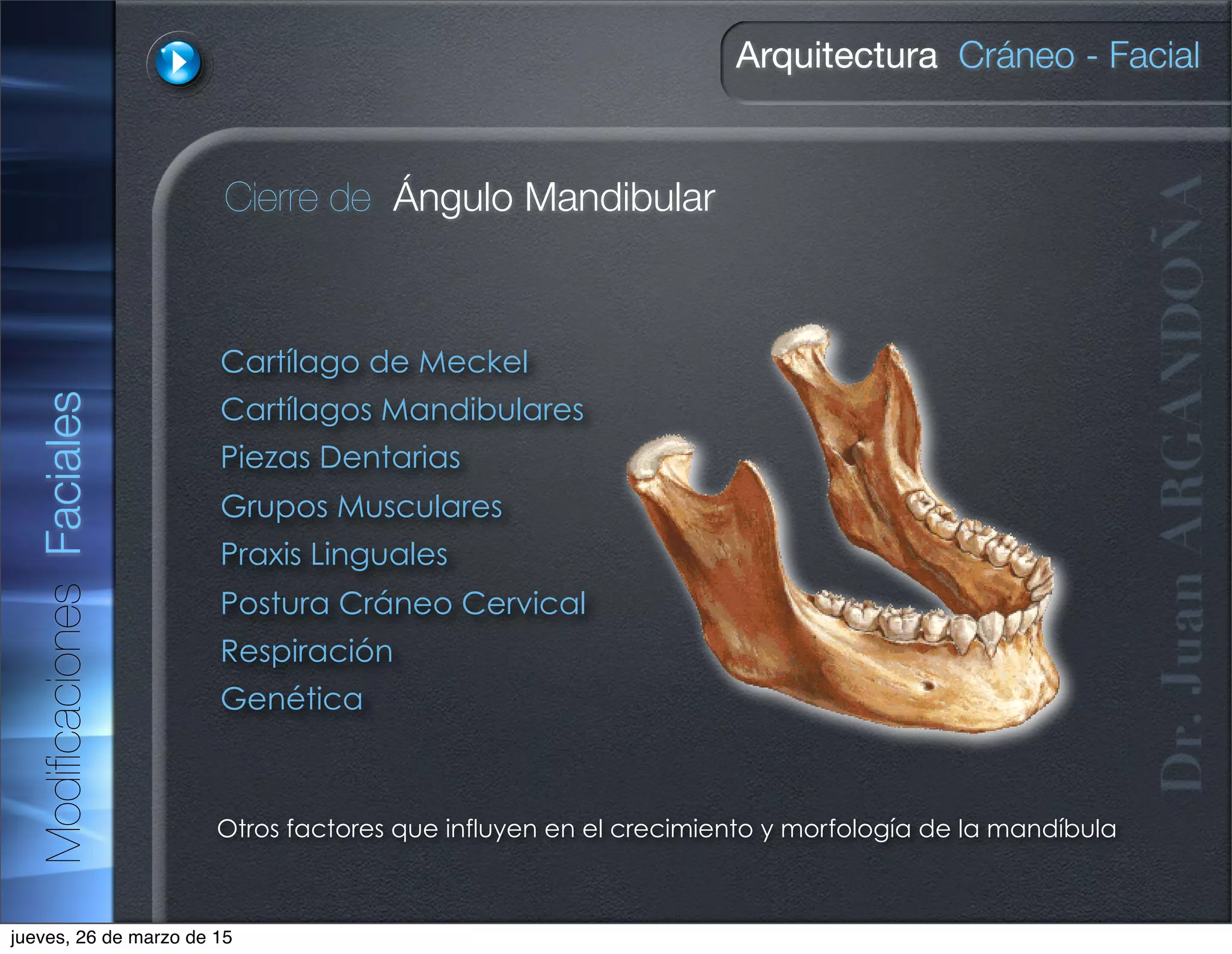 Cierre Ángulo Mandibular | PPT