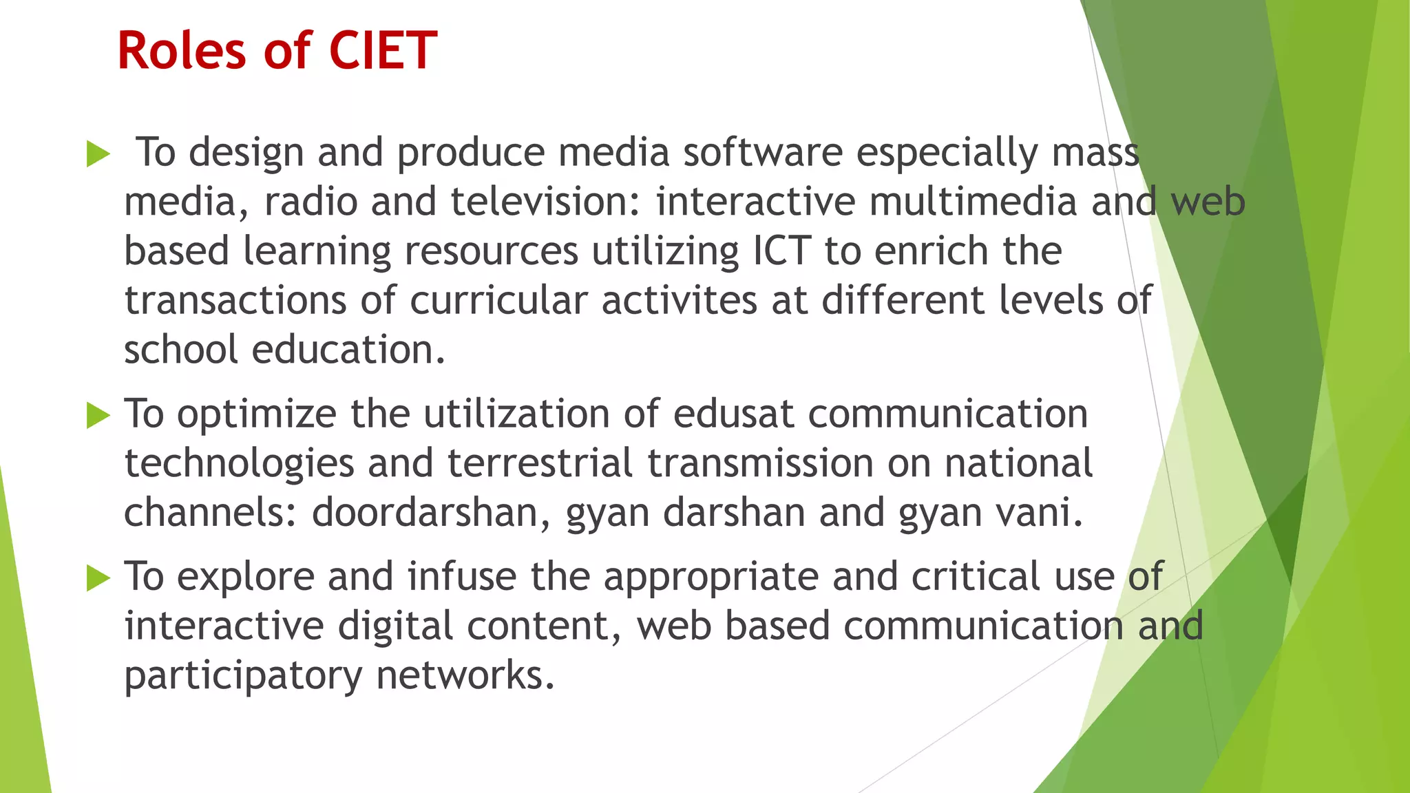 CIET Seminar PPT | PPTX