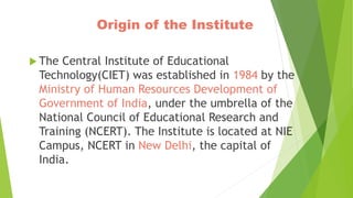 CIET Seminar PPT | PPTX