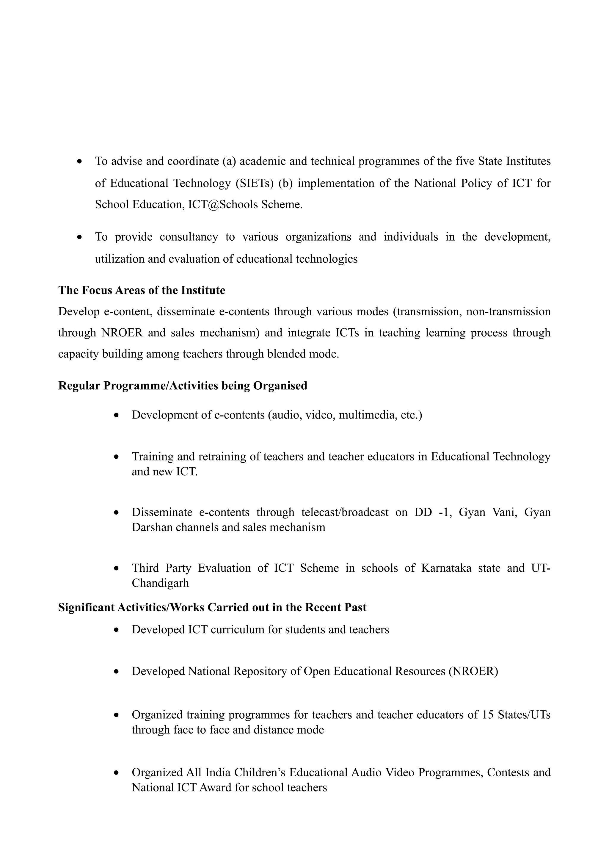 Ciet profile | PDF