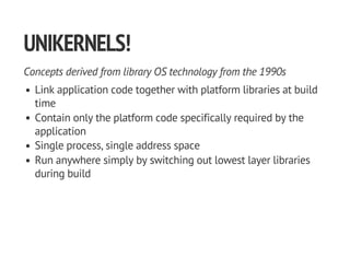 CIF16: Knock, Knock: Unikernels Calling! (Richard Mortier, Cambridge ...
