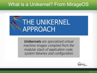CIF16: Unikernels: The Past, the Present, the Future ( Russell Pavlicek ...