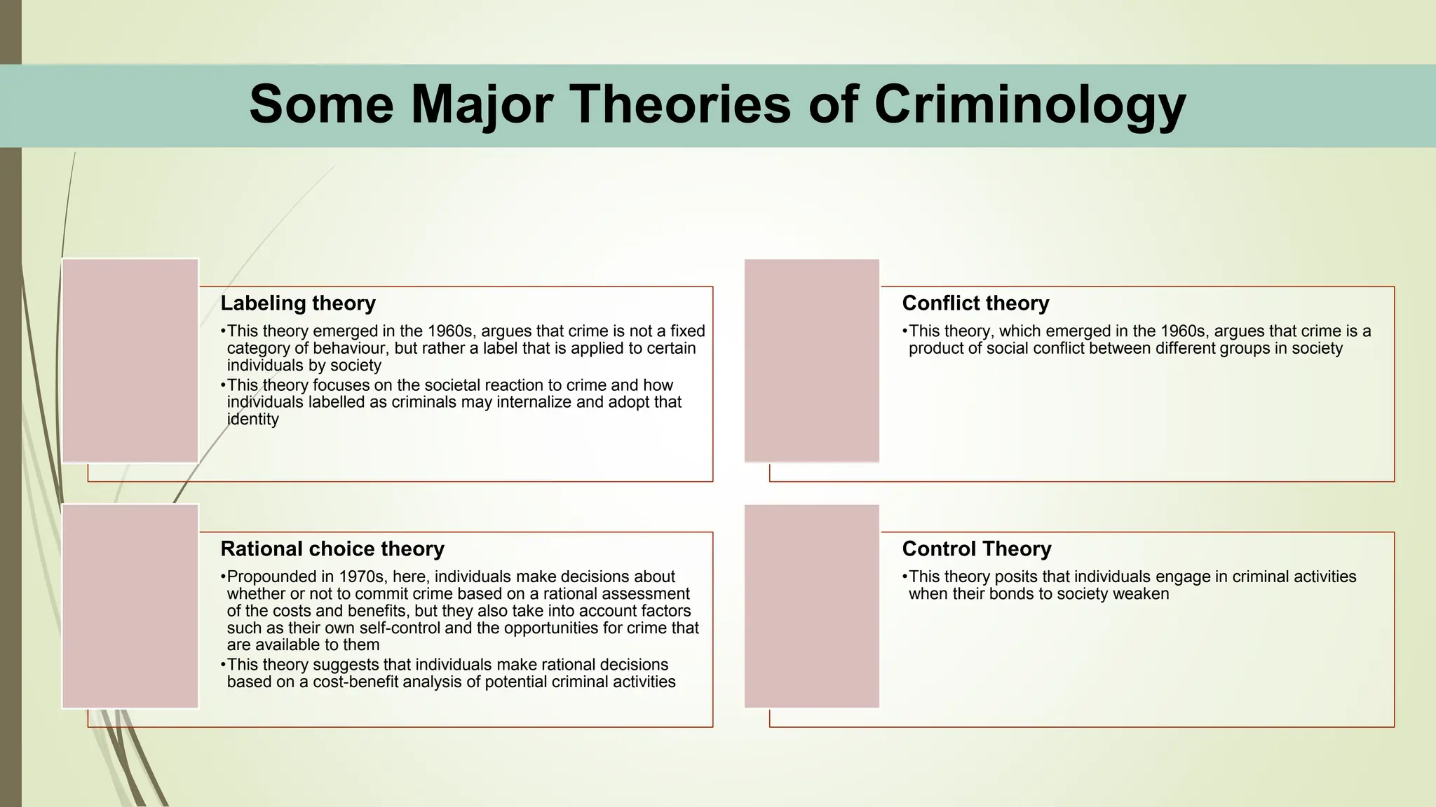 Criminology and Forensic Psychology: History and Future Direction | PPTX
