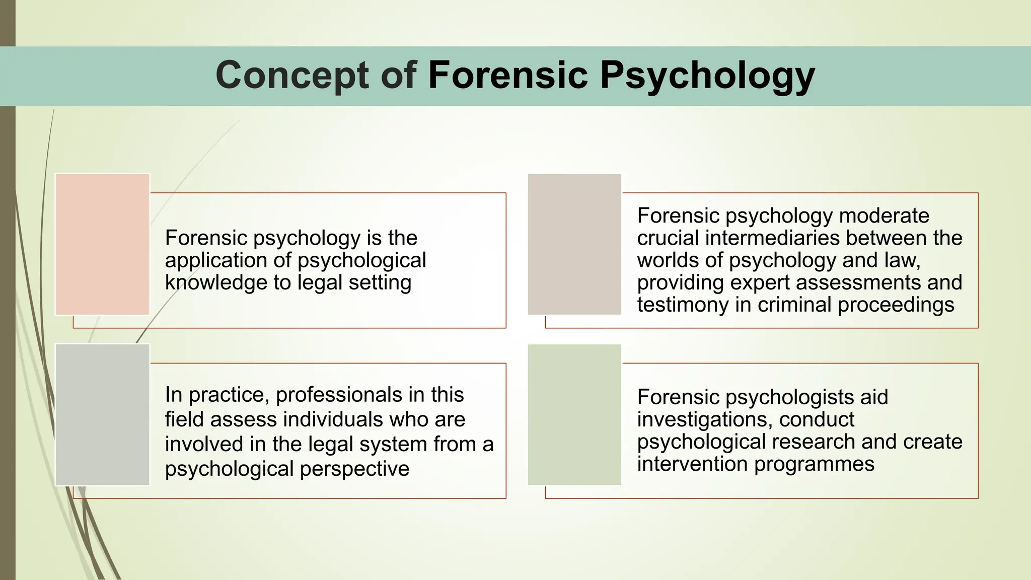 Criminology and Forensic Psychology: History and Future Direction | PPTX