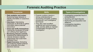CIFCFIN Forensic Auditing Practice and Engagement Best Practice Prof ...