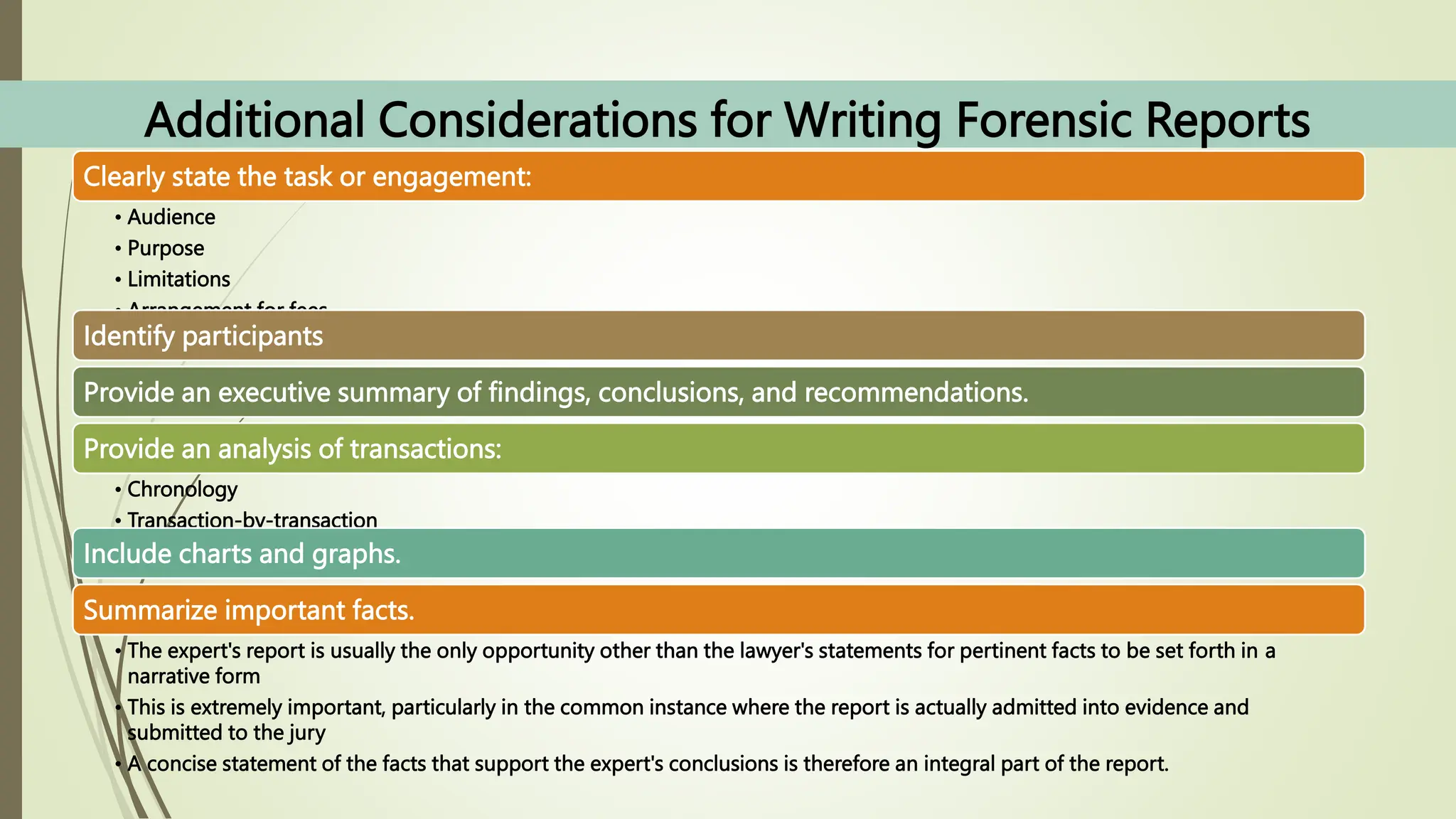 Forensic Reporting: Module Two. Prof. Oyedokun | PPTX