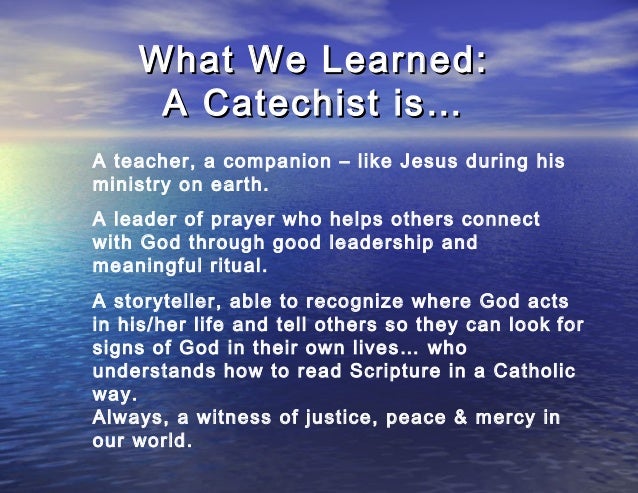 Catechist Initial Formation Days 2012