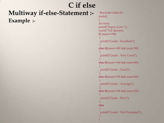 C if else | PPTX