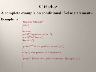 C if else | PPT