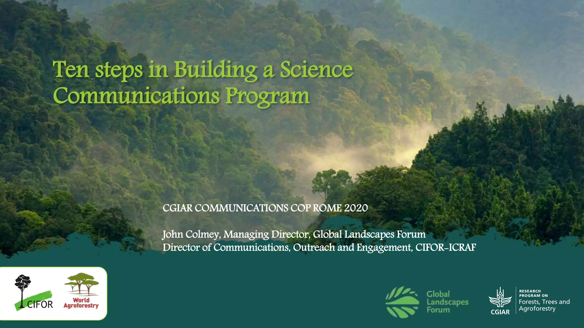 Ten steps in Building a Science Communications Program | PPT