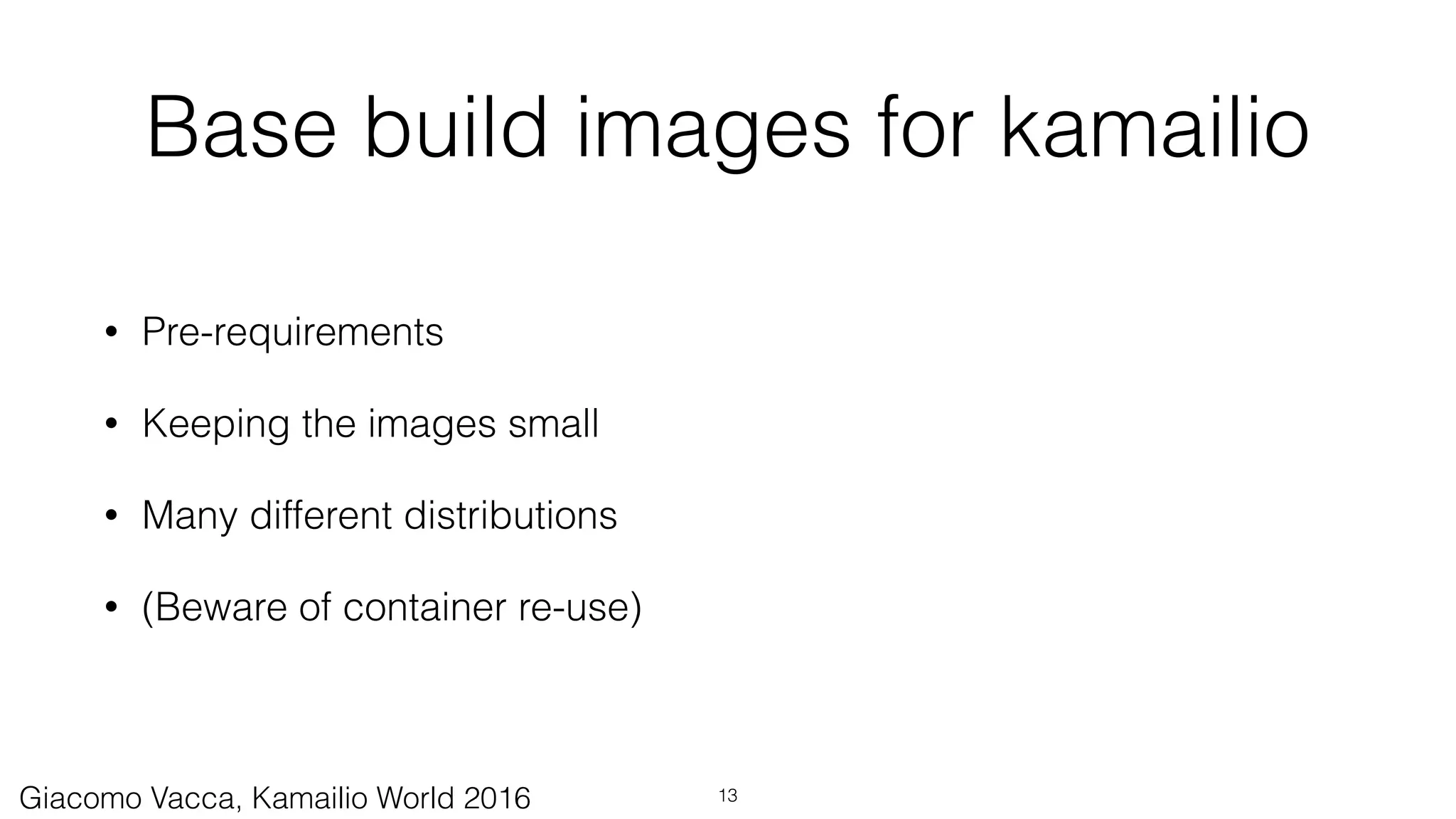 Continuous Integration and Kamailio | PPT