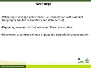 A new methodology for monitoring peatland degradation: Case study of ...