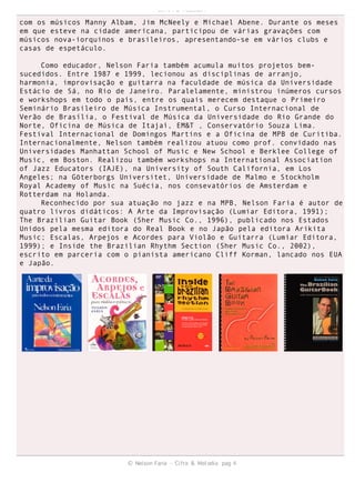Cifra e melodia-nelson_faria | PDF