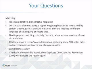 Everything you always wanted to know about WorldCat (but were afraid to ...