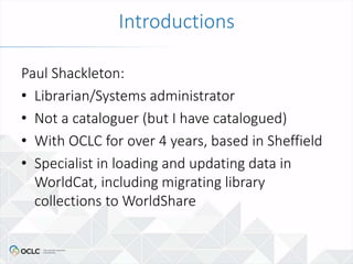 Everything you always wanted to know about WorldCat (but were afraid to ...