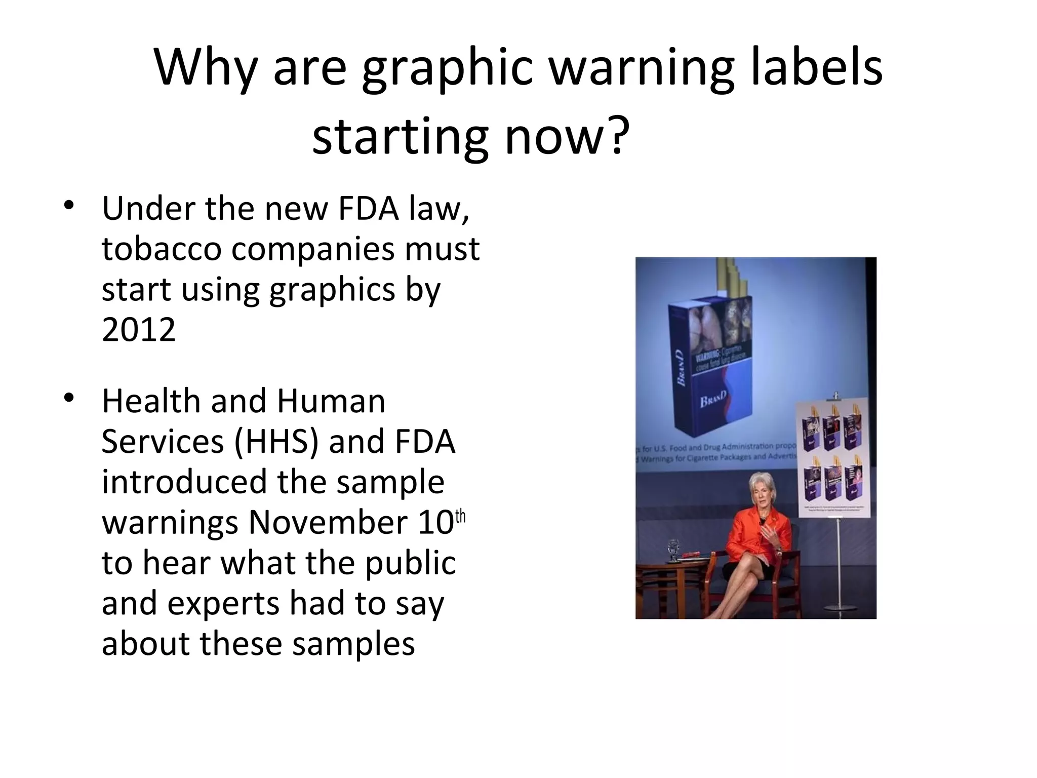 Cigarette graphic warning labels | PPT
