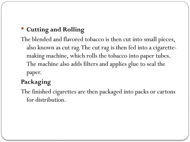 Basic knowledge of Cigarettes, Pipe Tobacco.pptx