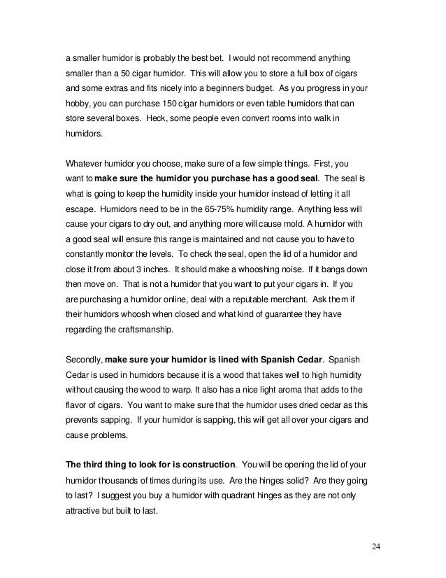 The Beginners Guide to Cigar Smoking