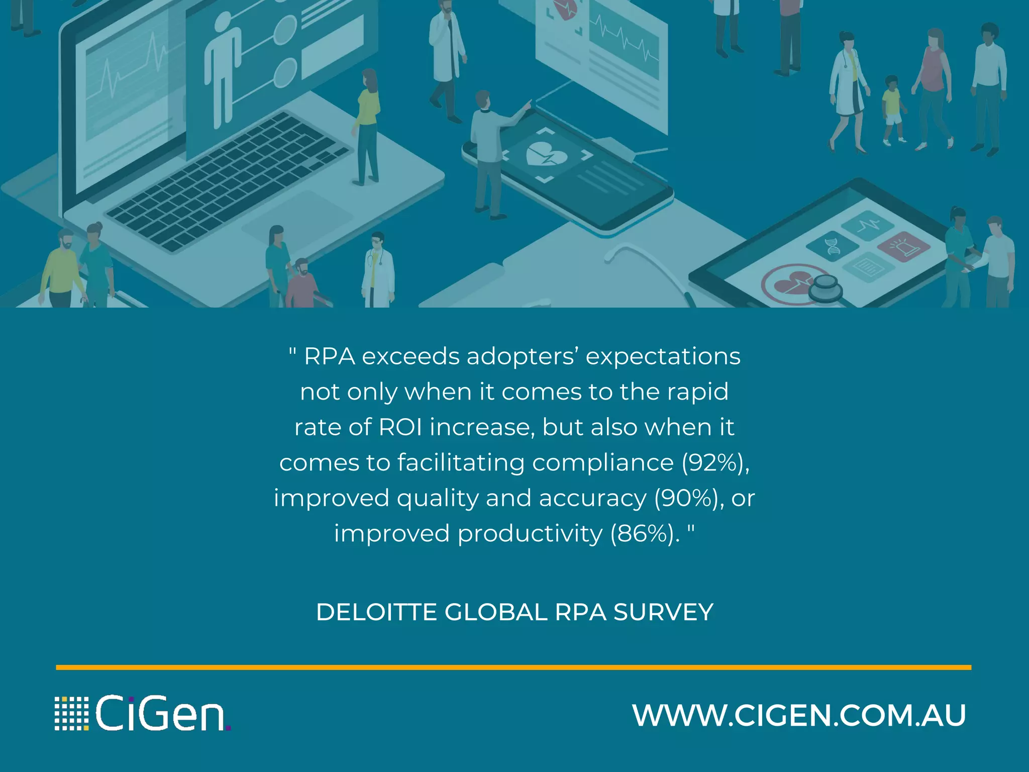 6 Real World Use Cases For Robotic Process Automation Rpa In Healthcare Cigen Rpa Australia