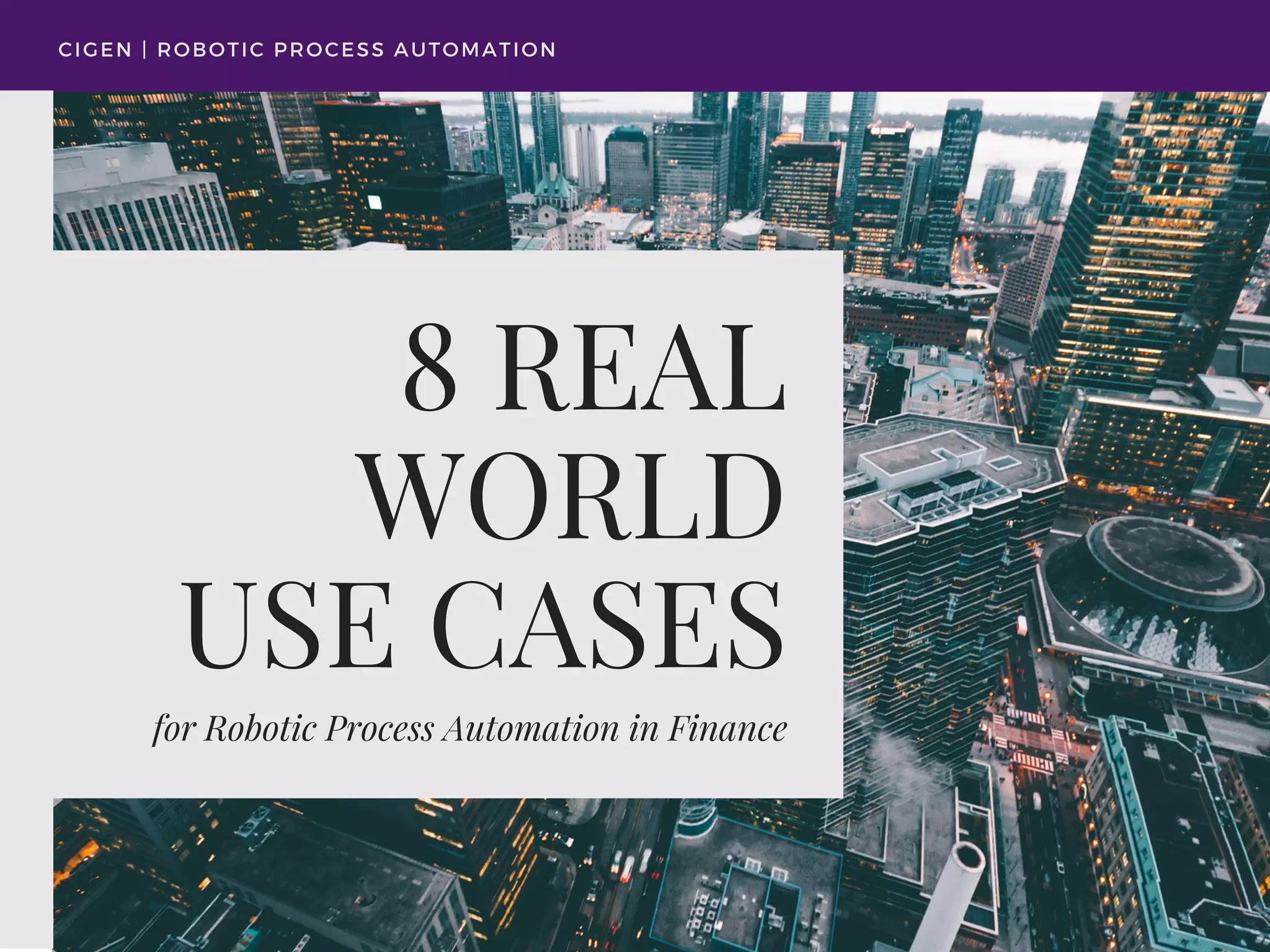 8 Real World Use Cases for Robotic Process Automation (RPA) in Finance ...