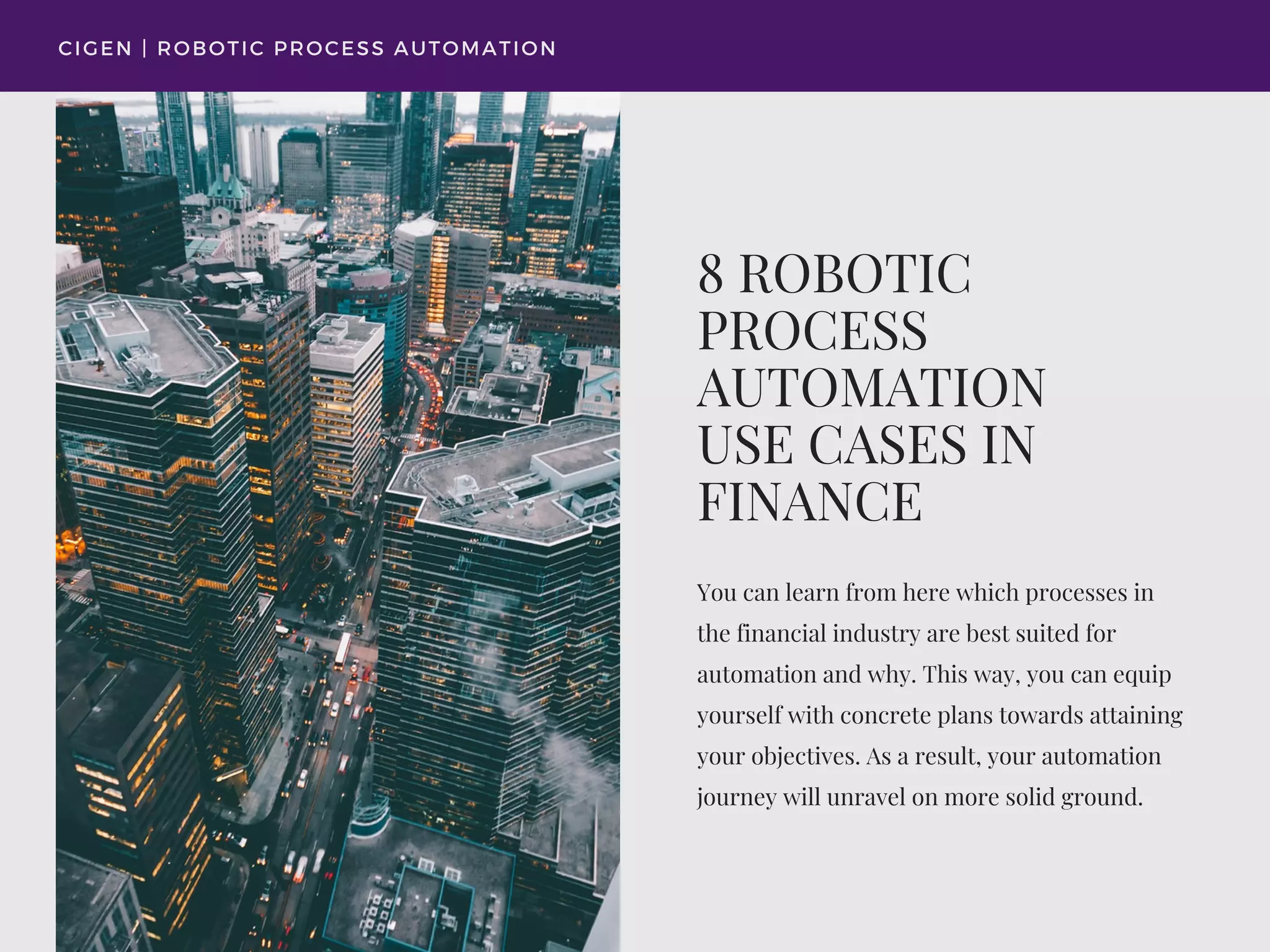 8 Real World Use Cases For Robotic Process Automation Rpa In Finance Pdf