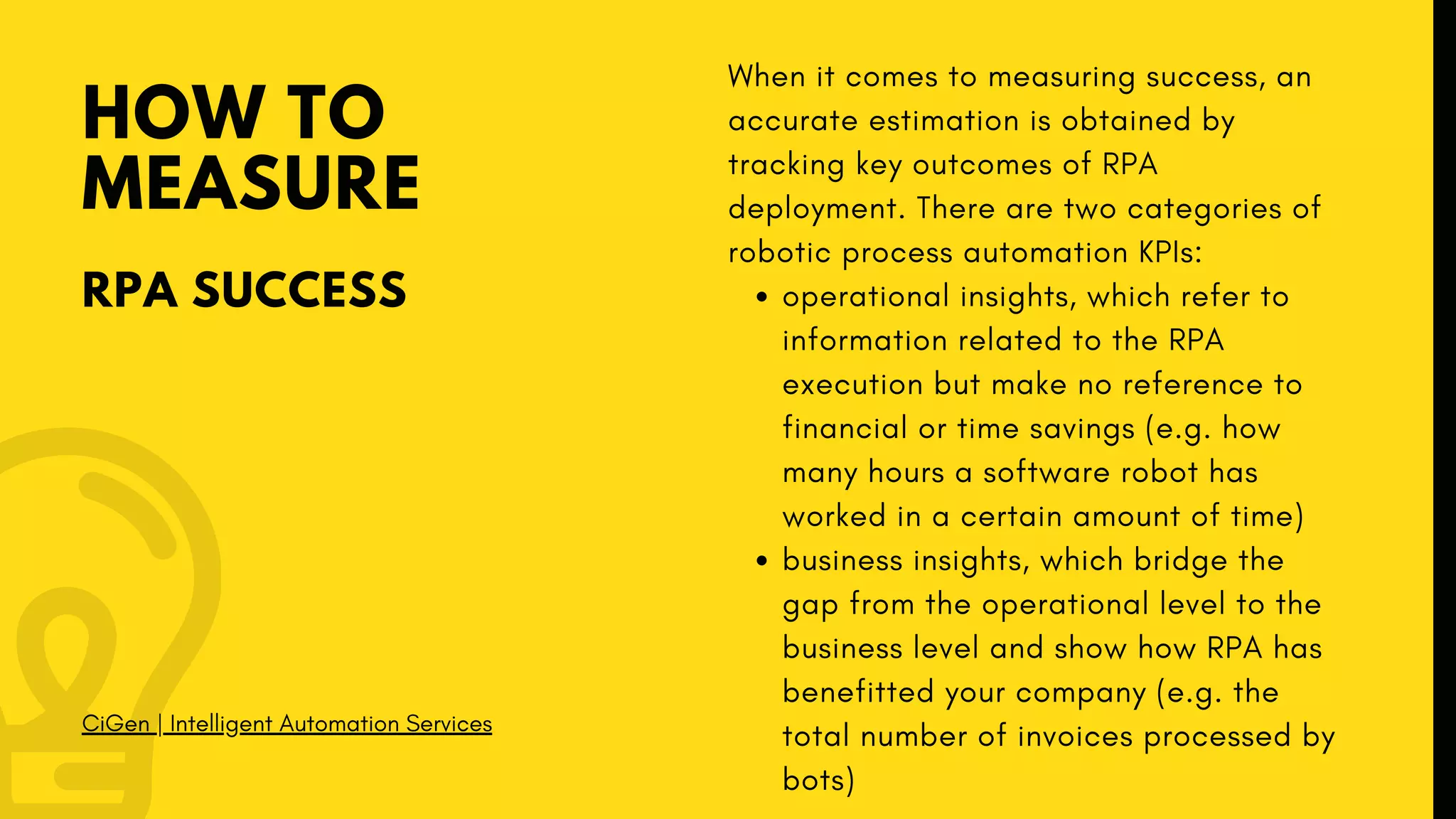 Robotic Process Automation Analytics: KPIs for Your RPA Deployment | PDF