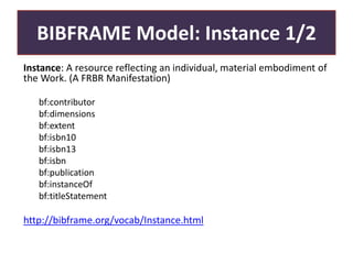 BIBFRAME and Moving Away From MARC | PPTX | Desktop Publishing ...