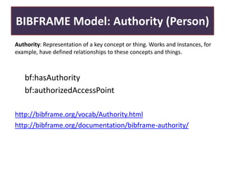 BIBFRAME and Moving Away From MARC | PPTX | Desktop Publishing ...