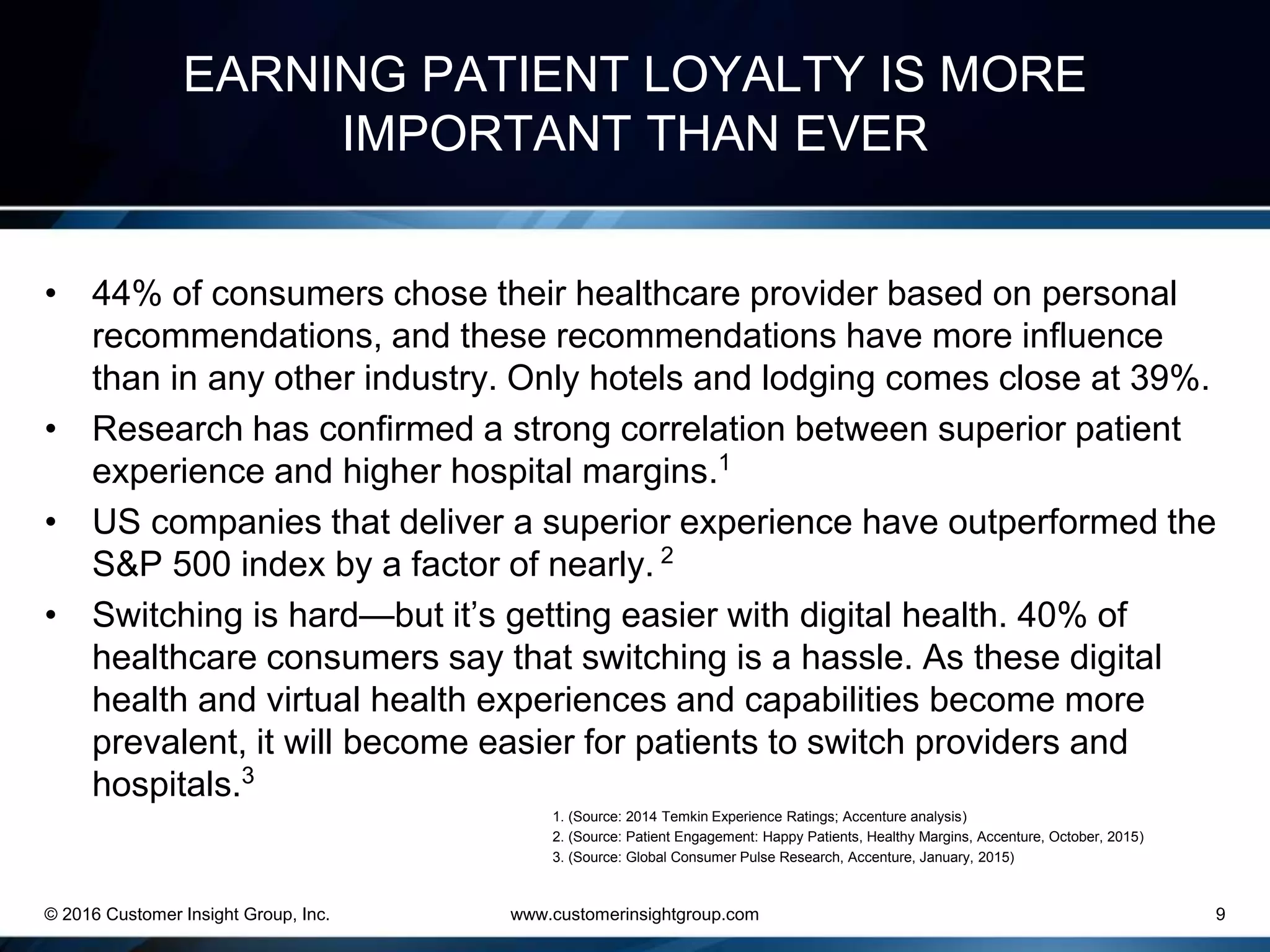 Patient Loyalty: What it Takes to Earn Their Loyalty | PPTX