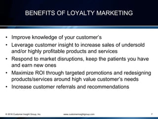 Patient Loyalty: What it Takes to Earn Their Loyalty | PPTX