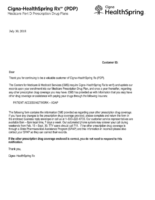 Cigna HealthSpring Rx (PDP) | PDF | Health Insurance | Insurance