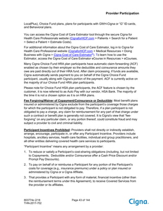 Cigna Limited Distribution Drugs with Reimbursement Restriction | PDF